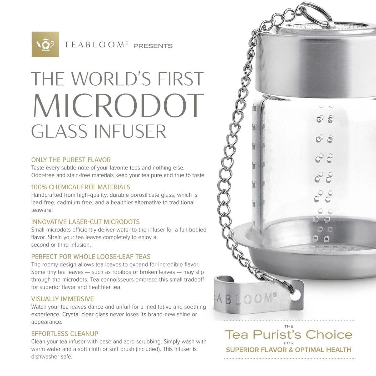 Best Glass Tea Infuser | High-Quality Teaware | Teabloom