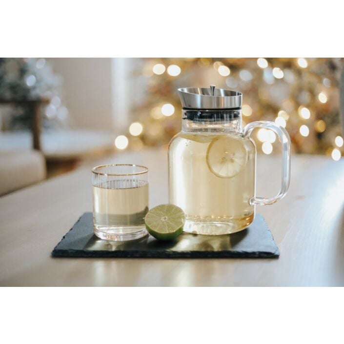 Glass Tea Pitcher With Lid | Sustainable & Strong | Teabloom