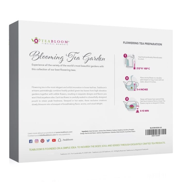 Blooming Tea Garden | Tea Assortment Box | Teabloom