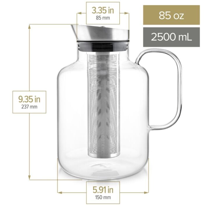 Extra Large Teapot | Multi-Brew Tea Pitcher | Teabloom