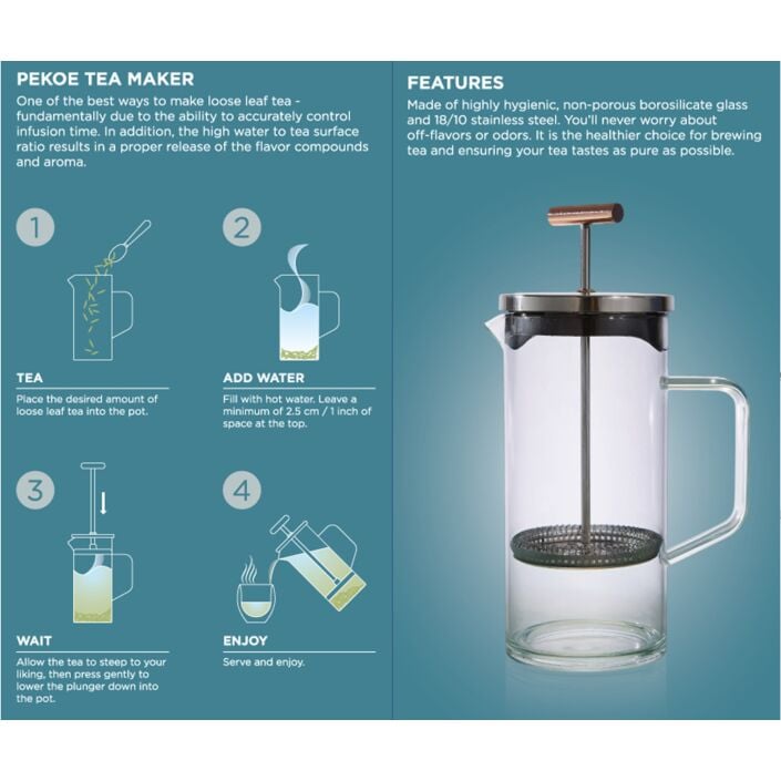 Tea Press | Professional Precision Tea Steeping | Teabloom